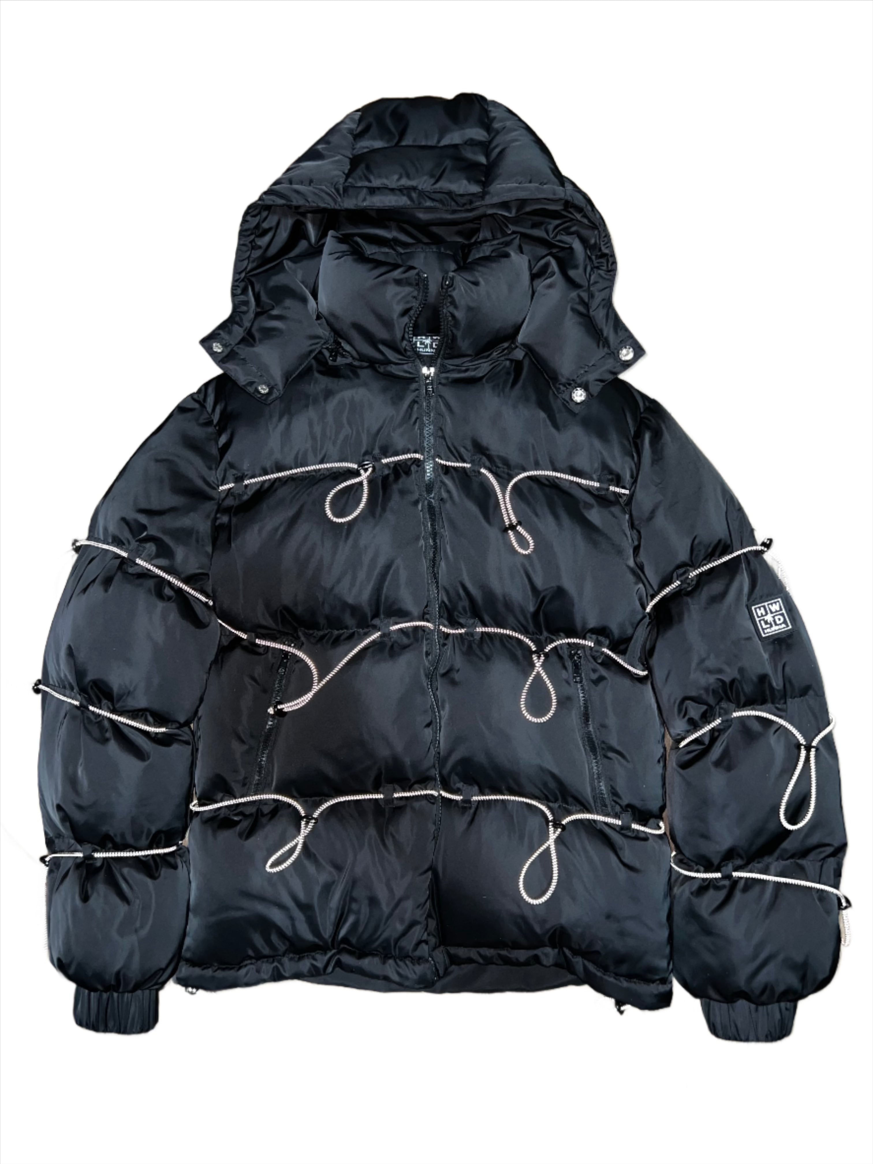 Black Parachute Puffer Jacket – HOLLYWOODHUNNA